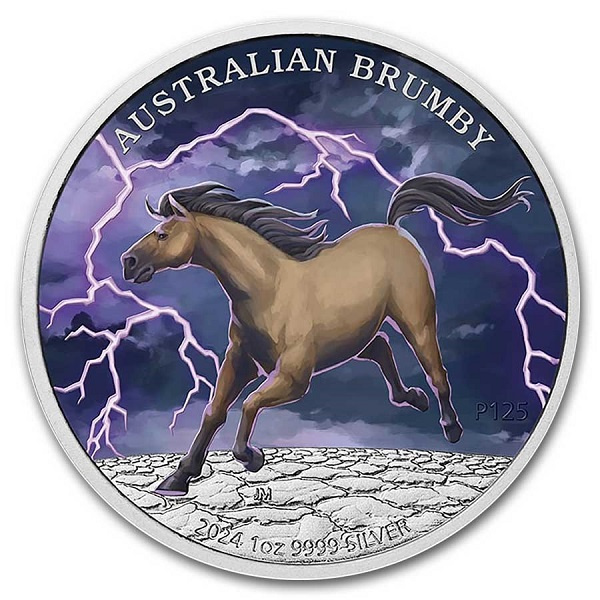Srebrna Moneta Australian Brumby Colorized 1 uncja 2024 24h - Mennica ...